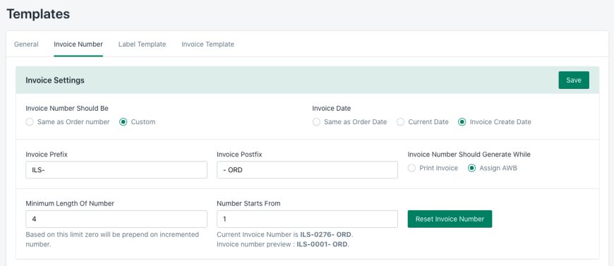 How to manage Invoice number and series? - Softpulse Infotech - Help Center